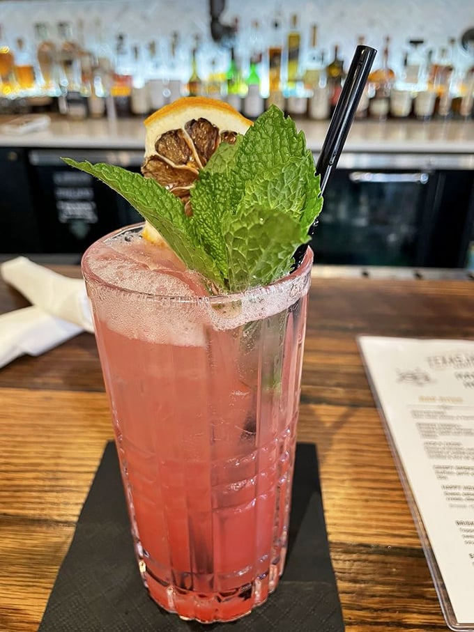 This isn't just a cocktail&mdash;it's summer in a glass with mint so fresh it's practically photosynthesizing. The perfect counterpoint to hours of meat consumption.