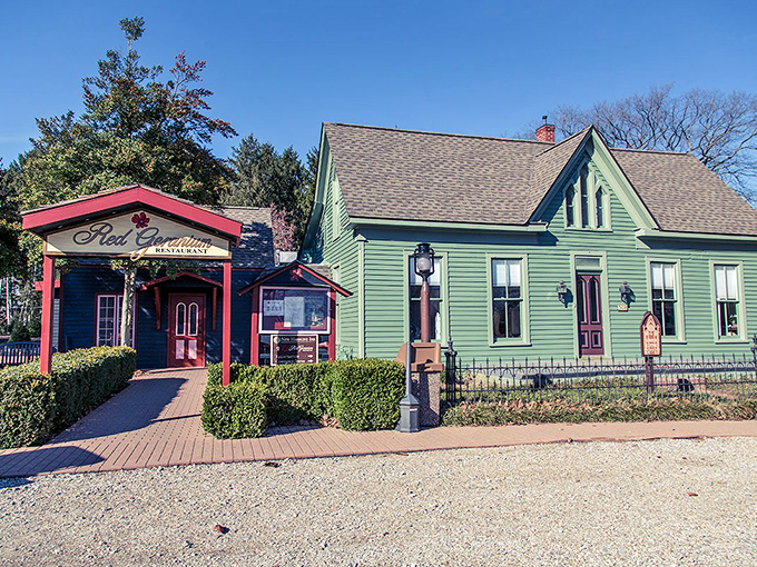 The Red Geranium Restaurant serves up local flavors in a historic setting. Come for the architecture, stay for the food that makes you forget what century you're in.