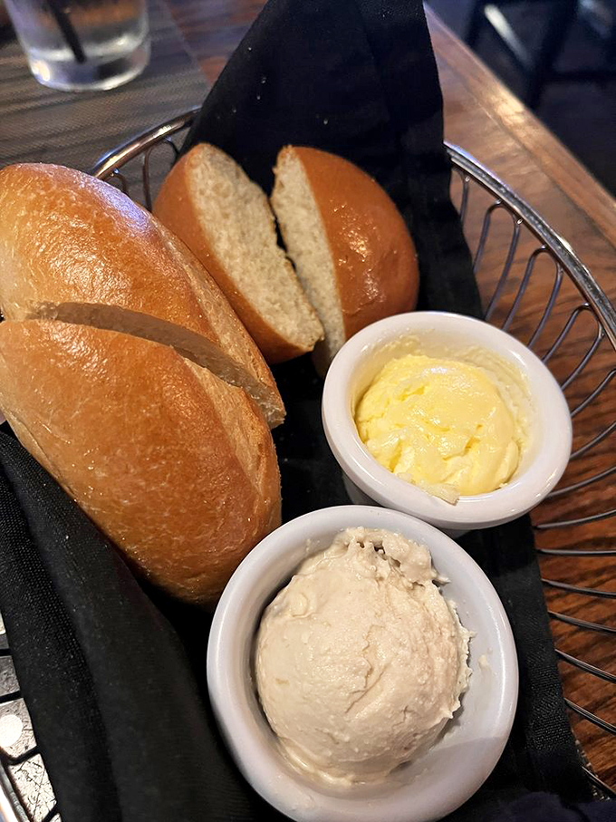 Fresh bread with butter &ndash; civilization's greatest achievement. Some might say penicillin or the internet, but they haven't tried this bread basket.