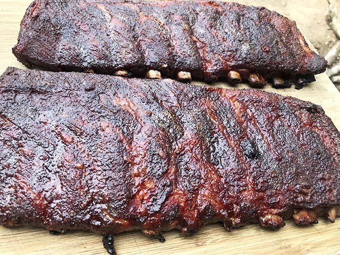 These ribs have the kind of bark that doesn't just speak&mdash;it sings. The deep mahogany color is nature's way of saying "good things come to those who wait."