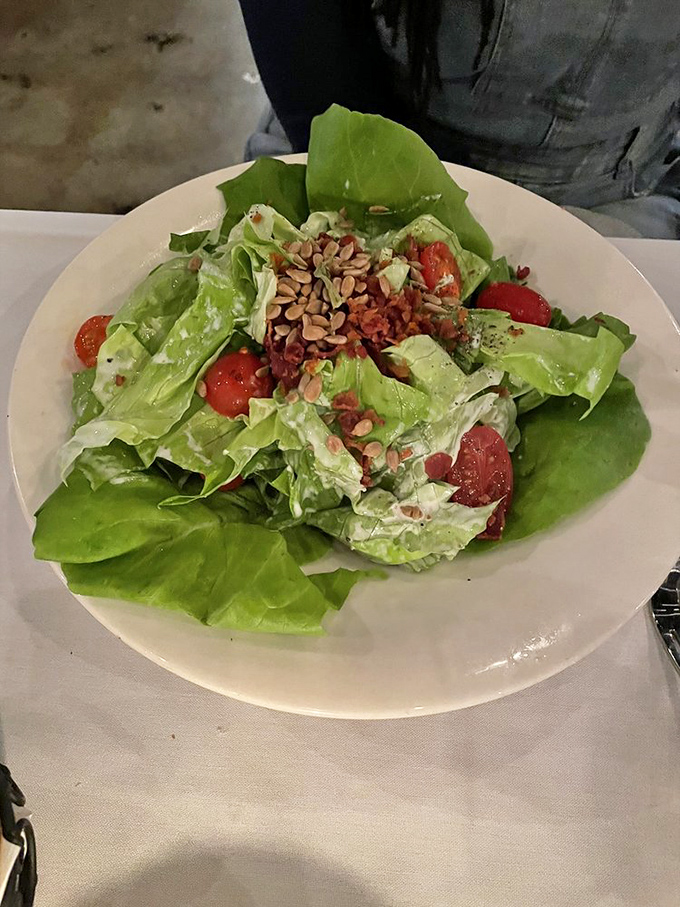 This isn't just a salad&mdash;it's proof that vegetables can have fun too. Those sunflower seeds aren't garnish&mdash;they're the confetti at lettuce's best party.