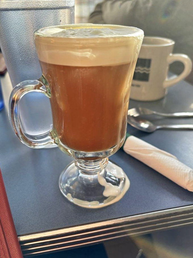 This isn't just coffee&mdash;it's morning salvation in a glass mug, with a whisper of whiskey to help ease you into the day.