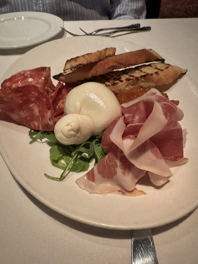 Charcuterie that makes you wonder why we ever bothered with sliced bread &ndash; Italy's finest exports arranged with New Hampshire hospitality.