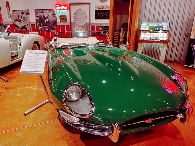 Parked in front of a recreated Klever's Jewelry storefront, this olive-green beauty reminds us when trucks were workhorses dressed in Sunday best.
