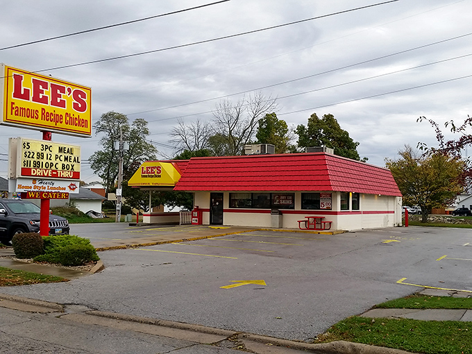 Lee's Famous Recipe Chicken represents that roadside Americana where comfort food reigns supreme and locals know exactly which table is "theirs."
