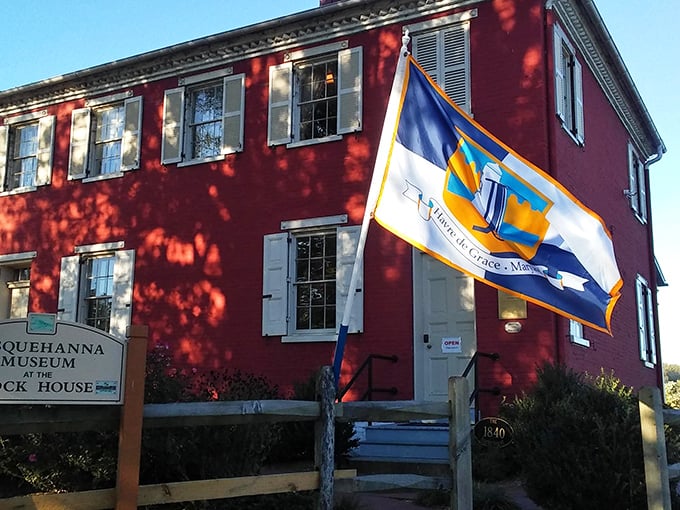 The Lock House Museum's striking red facade and period details transport visitors to the 1840s. Canal history never looked so photogenic.