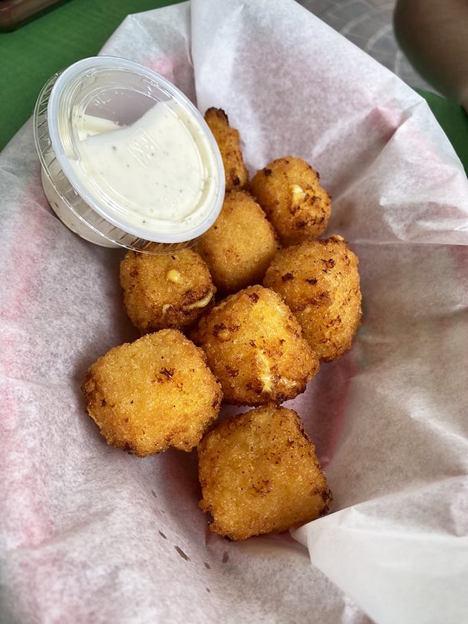 These golden nuggets of mac and cheese bites are what would happen if comfort food decided to dress up for a night on the town.