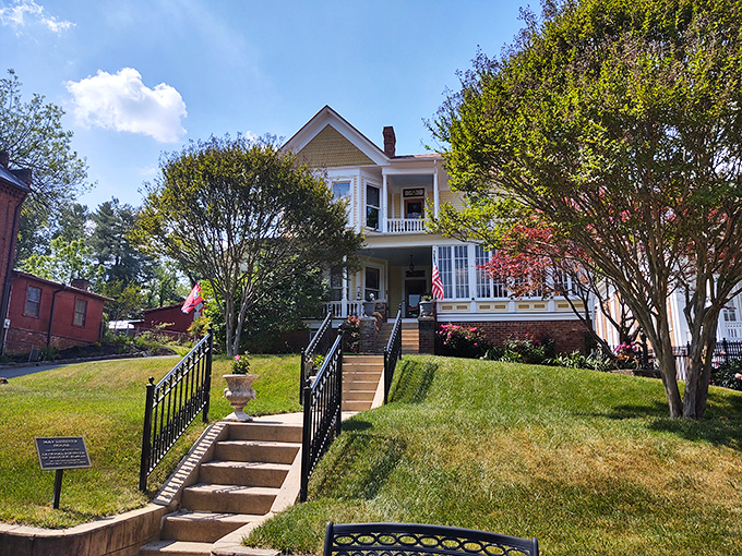 This Victorian beauty with its welcoming porch and manicured garden embodies Southern hospitality in architectural form.