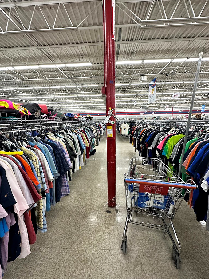 Every shirt has lived a life before meeting you. Some are retiring, others just starting their second act.