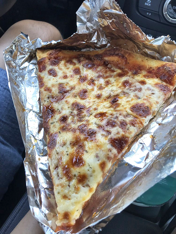 Pepperoni perfection that would make even New Yorkers pause mid-fold. The cheese pull alone deserves its own Instagram account.