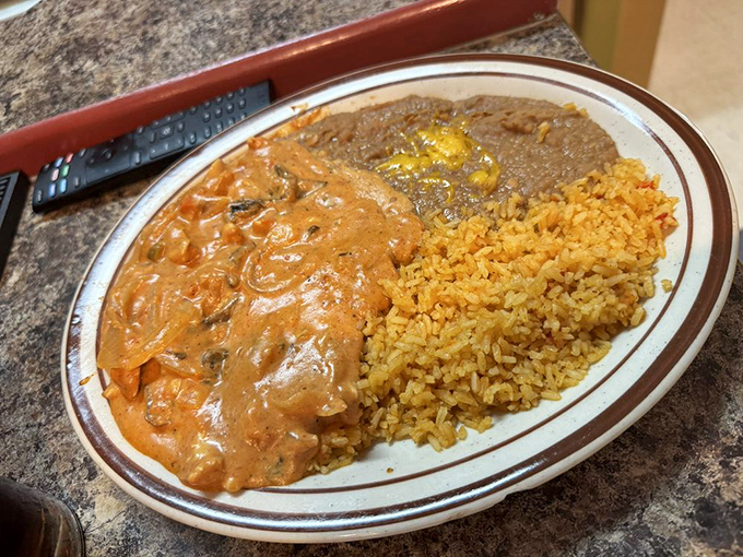 The Pollo a la Diabla isn't just spicy&mdash;it's having a full-on flavor party and your taste buds are the guests of honor.