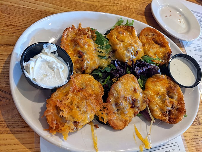 These loaded potato skins aren't just appetizers&mdash;they're little boats of joy sailing straight to your happiness center.