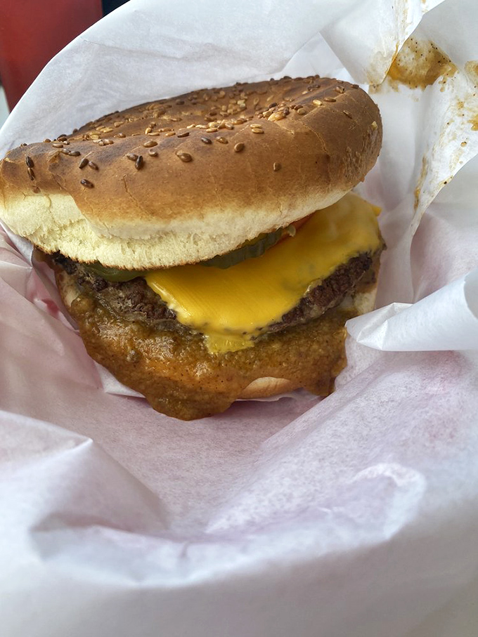 The burger doesn't need a fancy name or artisanal description. It just needs to be exactly this &ndash; honest, hearty, and ready for its close-up.