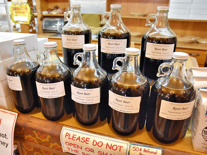 Old-fashioned root beer in glass bottles&mdash;because sometimes the most refreshing things come in nostalgic packages.