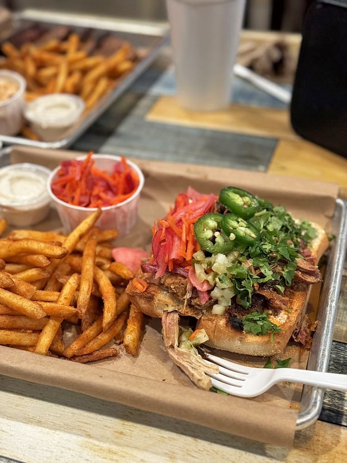 East meets Midwest in this Vietnamese-inspired creation, proving that barbecue knows no cultural boundaries when it comes to deliciousness.