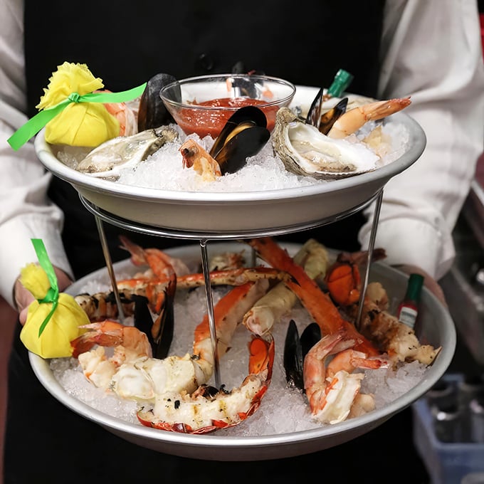 The seafood tower isn't just a meal&mdash;it's maritime architecture, a testament to the ocean's generosity and the chef's restraint.