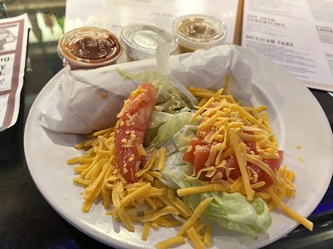 Cheese avalanche alert! This fajita salad doesn't just feed you&mdash;it envelops you in a warm, cheesy embrace of contentment.