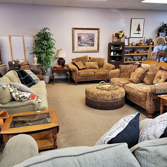 Living room vignettes so inviting you'll find yourself planning next Thanksgiving's seating arrangement around that tufted ottoman.