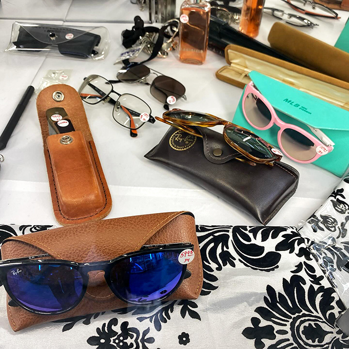 Ray-Bans and designer frames await new adventures&mdash;proof that someone else's buyer's remorse can become your fashion statement.