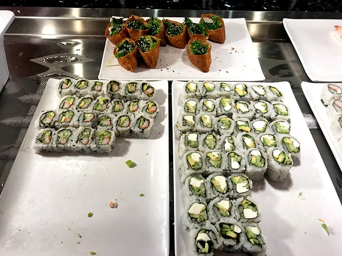 Sushi that proves Utah might be landlocked, but good taste knows no geographical boundaries. Ocean-to-mountain express delivery.