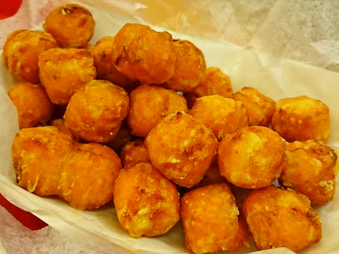 These aren't your ordinary tots &ndash; they're sweet potato nuggets of joy that somehow make you feel virtuous while indulging.