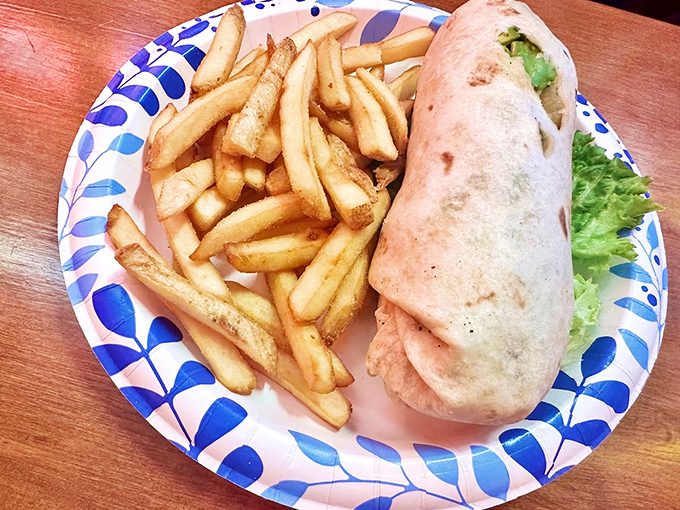 Who needs a boring old taco when you can have this fish creation? The ocean and Mexico just high-fived on your plate.