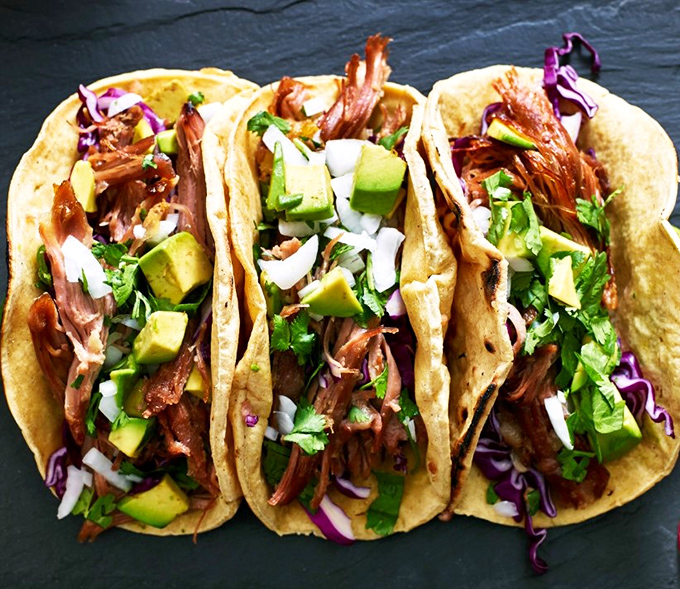 These aren't just tacos&mdash;they're edible art, where avocado, cilantro, and slow-cooked meat create a harmony that makes you wonder why you ever ate anything else.