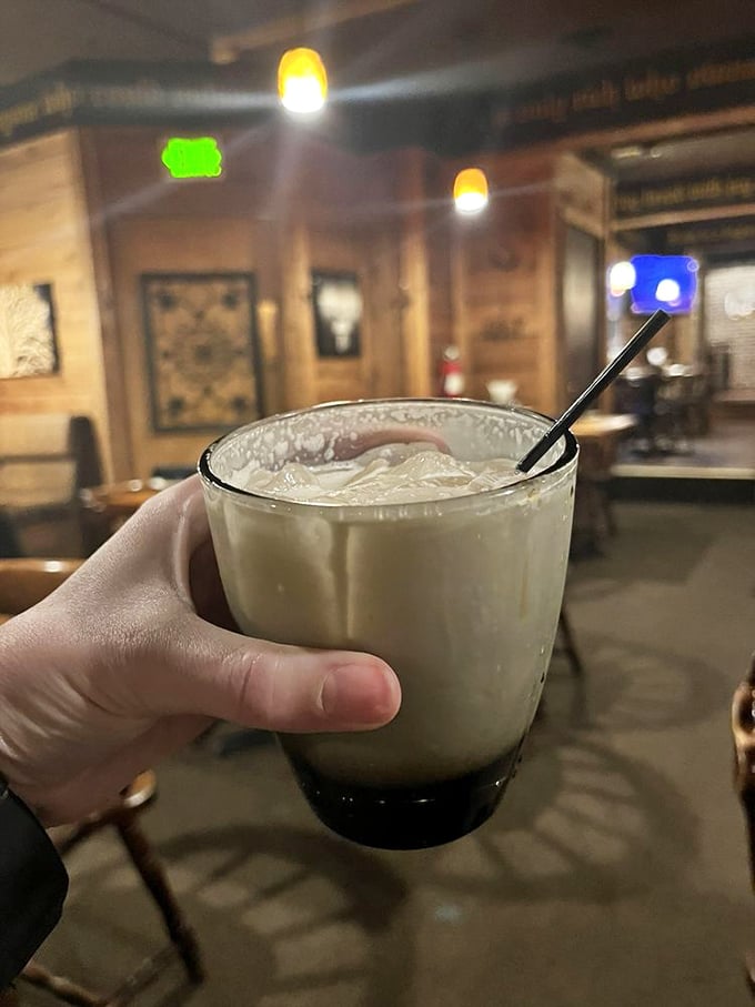 This White Russian isn't just a cocktail; it's dessert in a glass that The Dude himself would abide by wholeheartedly.