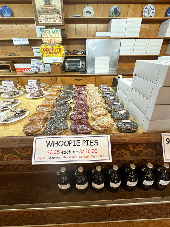 Whoopie pies in every flavor imaginable&mdash;like edible hockey pucks of joy that somehow make you feel like you're getting away with something delicious.