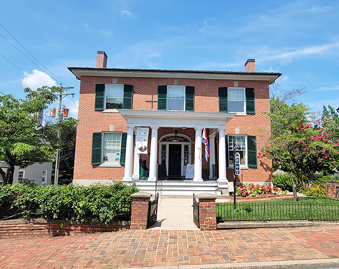 Classic Federal architecture at its finest&mdash;Woodrow Wilson's birthplace stands proudly manicured, as if still expecting a presidential visit any moment now.