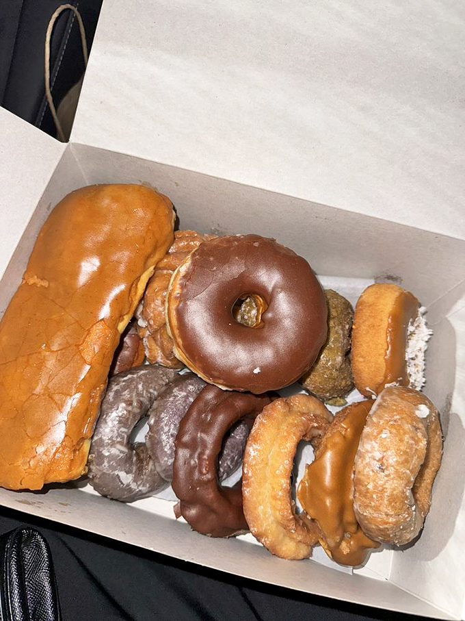 Donut nirvana in cardboard form&mdash;a box of possibilities where every choice is the right one.