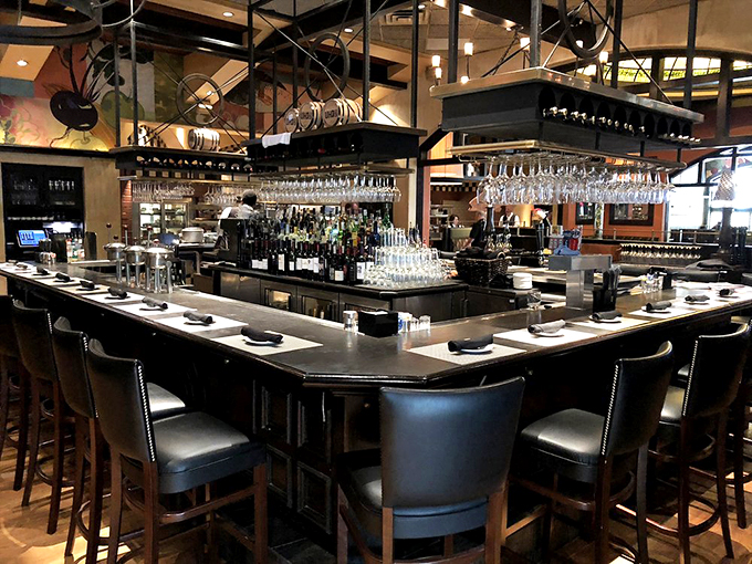 The bar at Bristol isn't just where drinks are made&mdash;it's command central for seafood enthusiasts plotting their next culinary adventure.