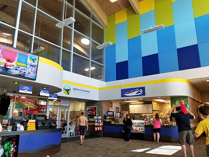 The post-swim refueling station. Because nothing works up an appetite quite like pretending you're a dolphin for three hours straight.