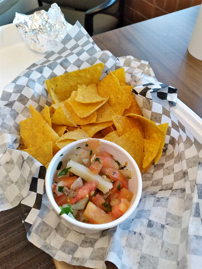 Chips so fresh they practically introduce themselves. "Hello, we were just cooking oil a moment ago, nice to meet you!"