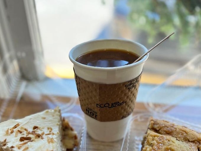 Coffee and pie, civilization's perfect pairing. Like Bogart and Bacall or bacon and eggs, some things are just meant to be together.