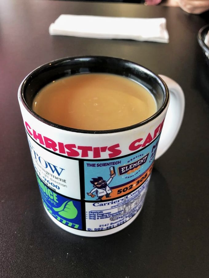 Even the coffee comes with personality&mdash;served in a mug that reminds you you're someplace with character, not a faceless chain.