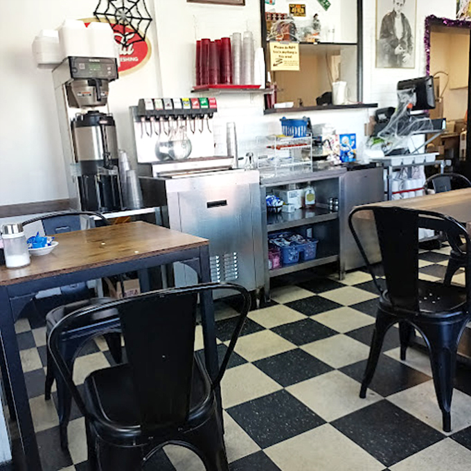 The coffee station &ndash; command central for this diner universe where caffeinated dreams are fulfilled and morning grumps are transformed into functioning humans.