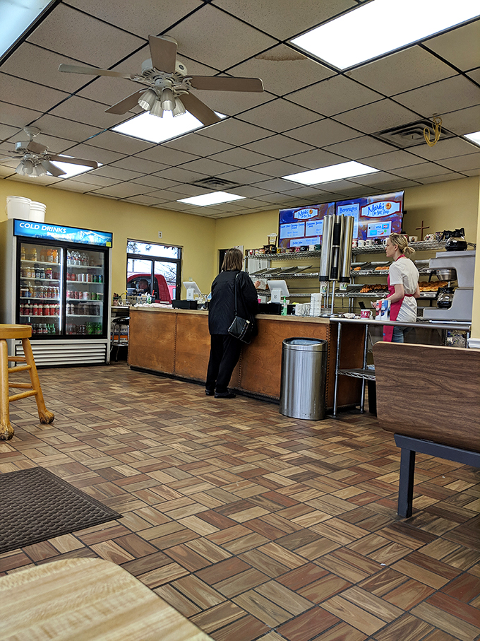 The counter at Mark's&mdash;where dreams are fulfilled, coffee is poured, and diet plans go to die gloriously.
