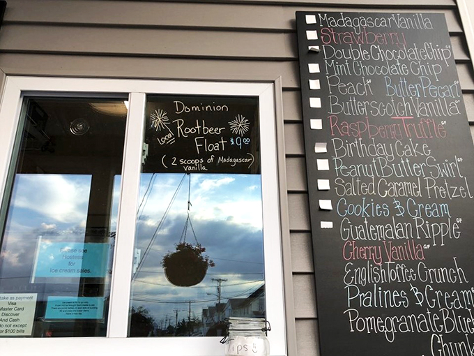 Ice cream flavors that read like a dessert fantasy novel. That root beer float? It's childhood nostalgia served in a glass.