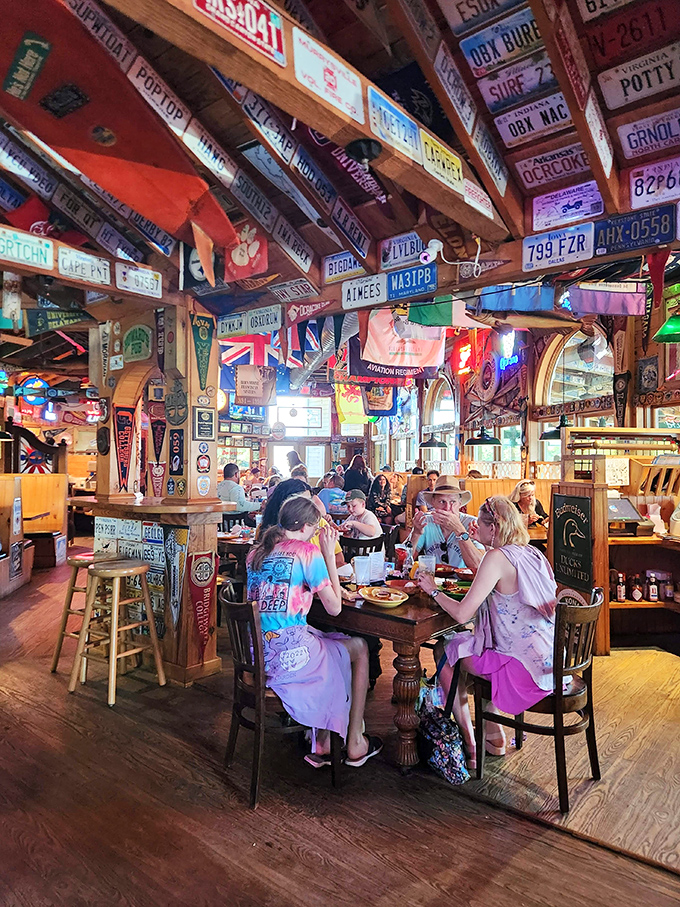 Strangers become friends over shared plates at Howard's, where tie-dye meets island time and everyone's on a first-name basis by dessert.