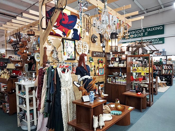 Vintage fashion and eclectic home goods coexist beautifully in booths curated with an expert eye&mdash;where "shabby chic" was a reality before it became a trend.