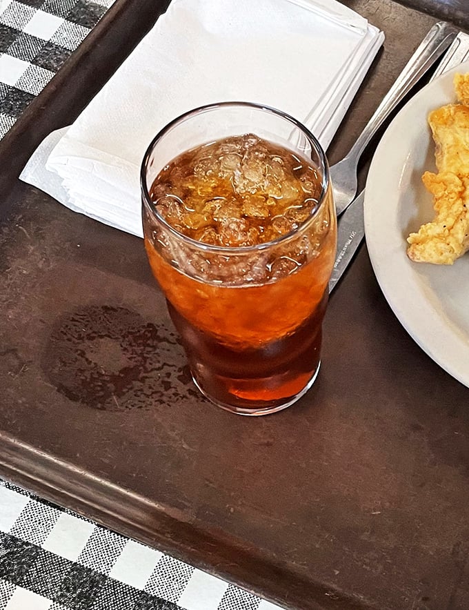 Sweet tea so perfectly amber it could be mistaken for jewelry&mdash;the unofficial wine of the South, served properly ice-cold.