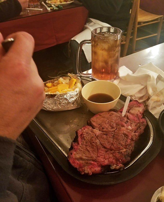 Sweet tea in a frosty mug alongside a perfect steak&mdash;it's the Oklahoma version of wine pairing. Some traditions don't need improving.