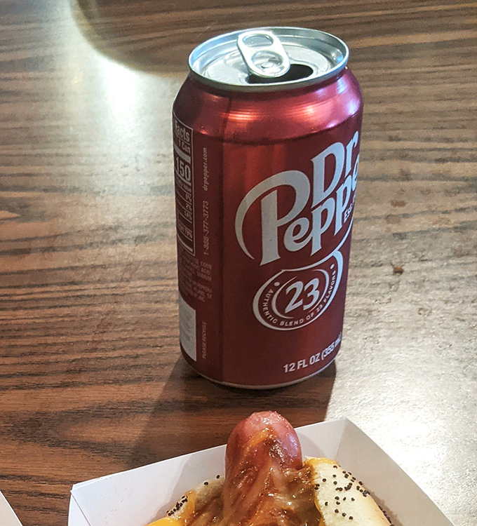 Every proper Chicago meal deserves a Dr. Pepper sidekick. The 23 flavors somehow make beef taste beefier and cheese taste cheesier&mdash;it's culinary science.