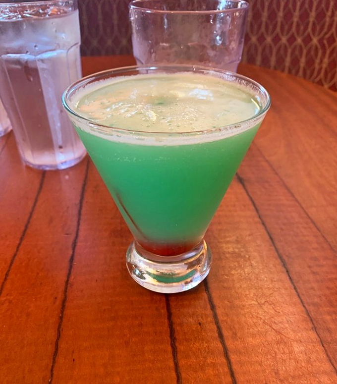 That layered cocktail isn't just a drink, it's a sunset in a glass &ndash; Michigan summer distilled into something you can actually sip.