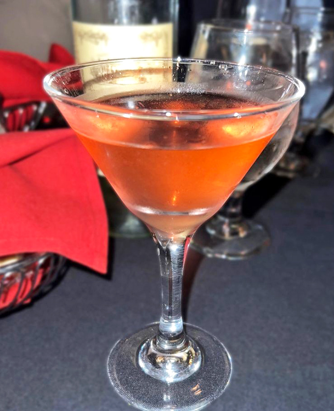 A proper martini that Don Draper would approve of - stirred with precision and generous enough to make you forget about your inbox.