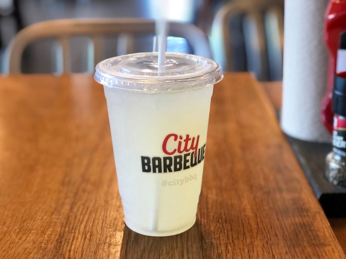 Even the lemonade gets the VIP treatment, served in a branded cup that'll have you calculating how many refills is socially acceptable.