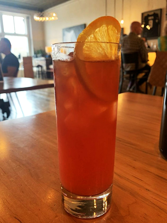 This isn't just a cocktail&mdash;it's liquid sunshine in a glass. The perfect companion while you debate which brick oven pizza to order next.