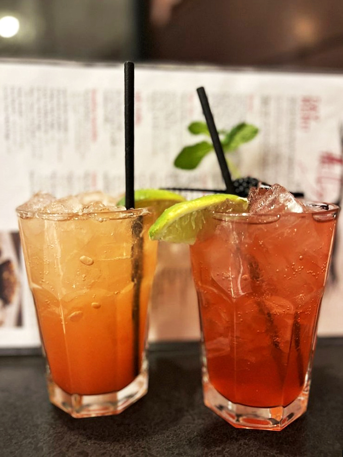 Cocktails that kick like a Minnesota winter: Vibrant libations served with fresh garnishes &ndash; the perfect companions for brunch or an evening of devilish dining.