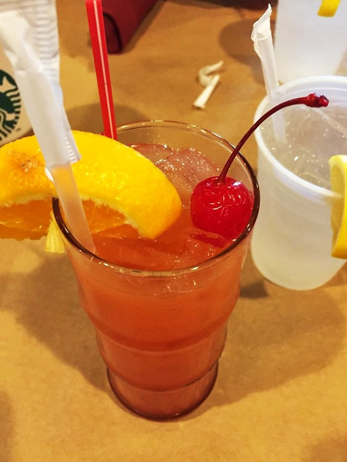 The signature Orange Crush cocktail&mdash;Maryland's unofficial summer anthem in liquid form&mdash;garnished with fruit that didn't come from a jar labeled "maraschino."